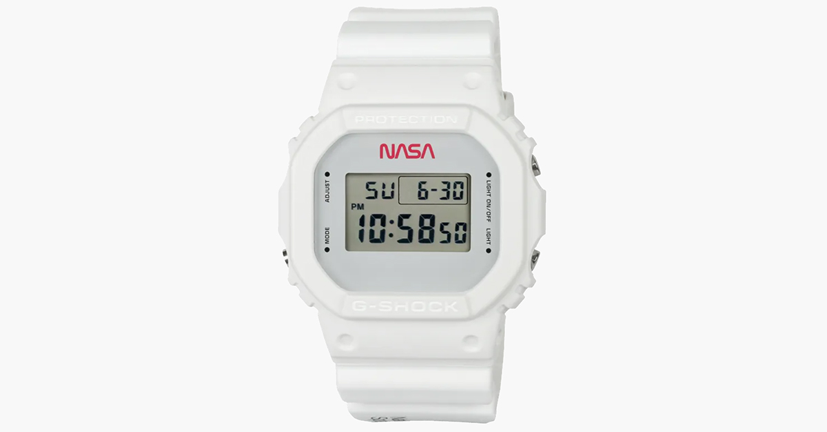 all systems go: casio launch limited-edition G-shock timepiece with NASA