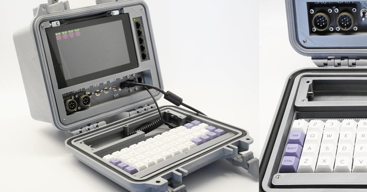 this off-grid cyberdeck computer is designed for the end of the world