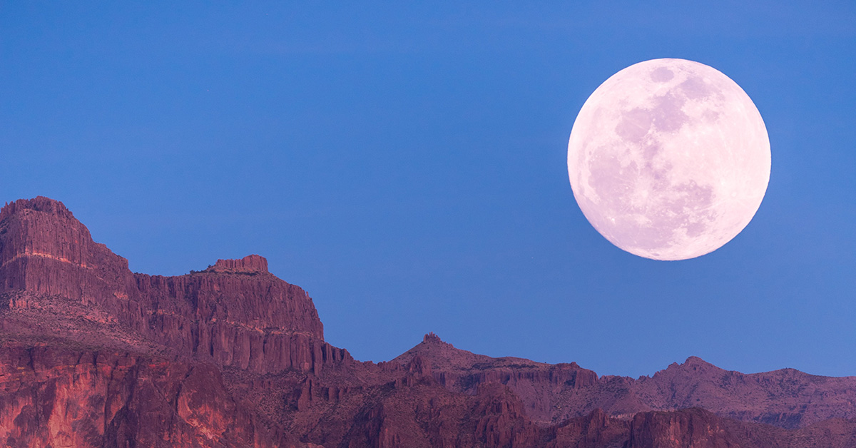 tonight, a pink supermoon—the biggest of the year—will light up the sky