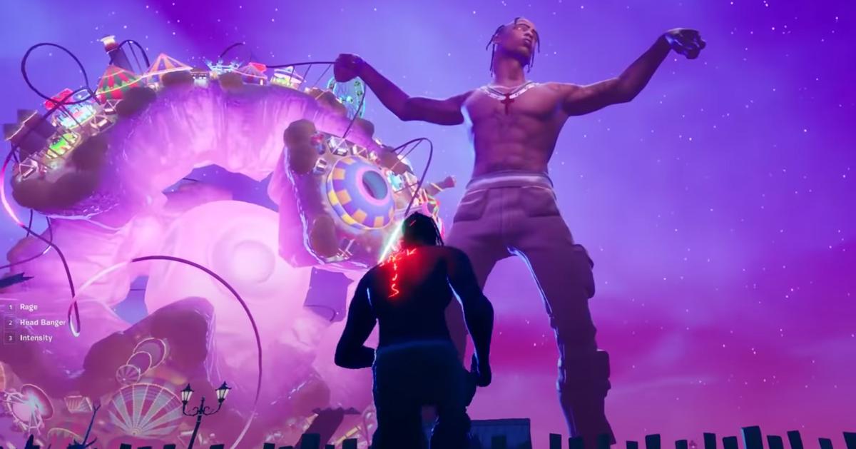 travis scott's 'astronomical' concert on fortnite attracts more than 12 million people