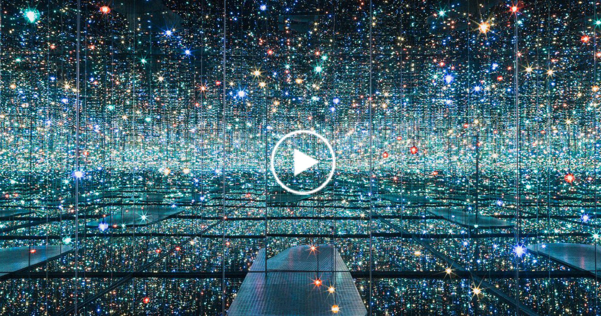THE BROAD pairs kusama's infinity mirrored room with ambient sound art
