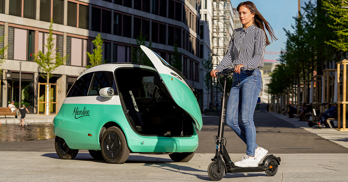 foldable micro explorer e-scooter can roll 3,100 miles per lifespan ...