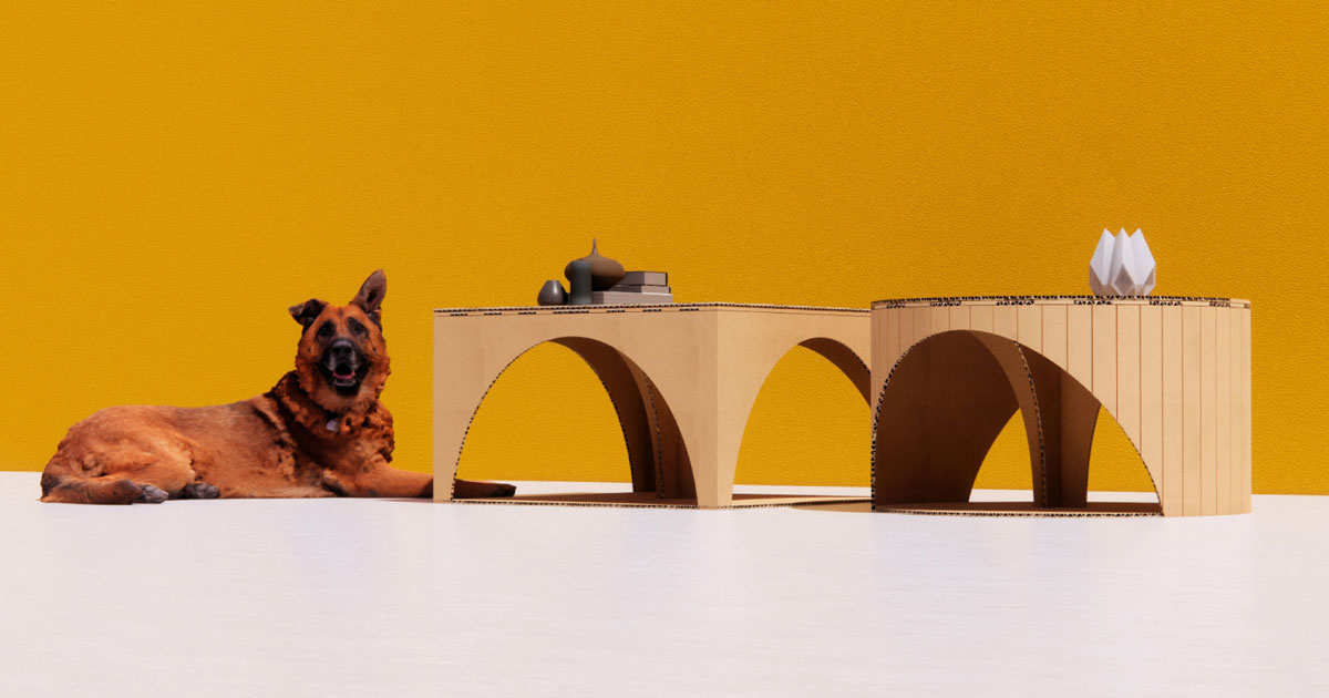 SODO - SOPA designs furniture made entirely from upcycled cardboard