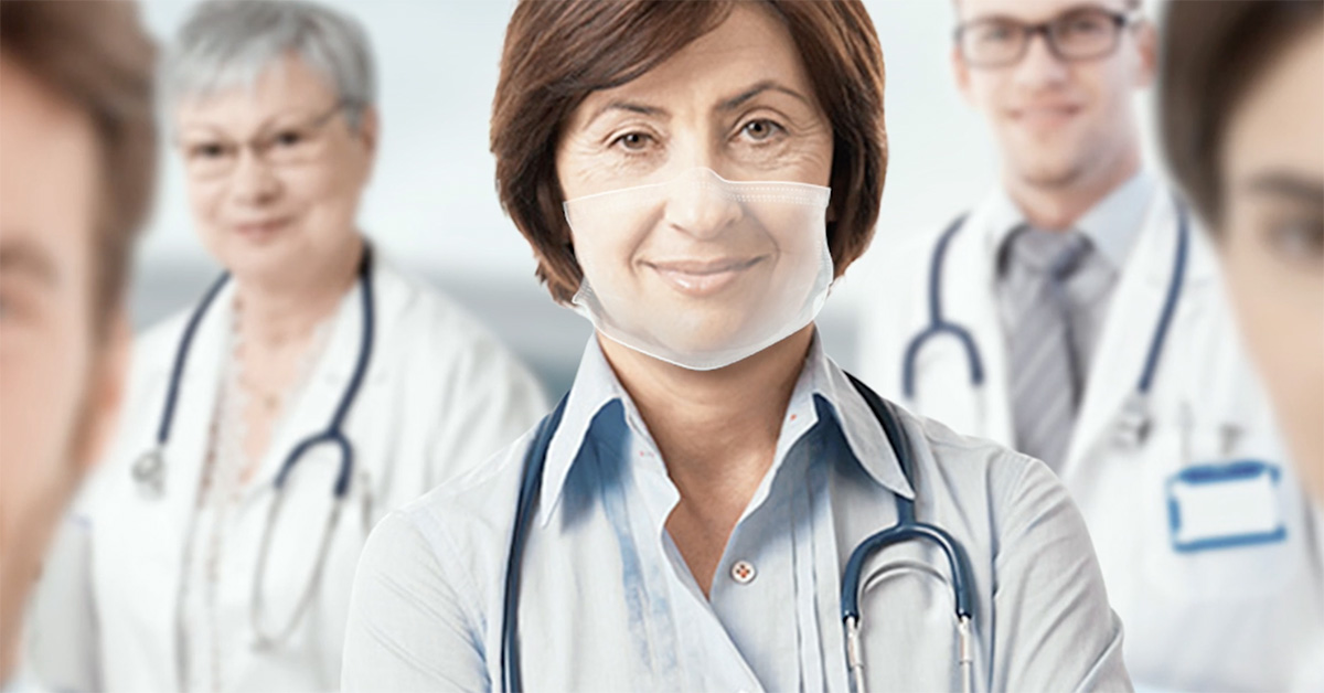 first fully transparent surgical mask soon to be produced on an ...