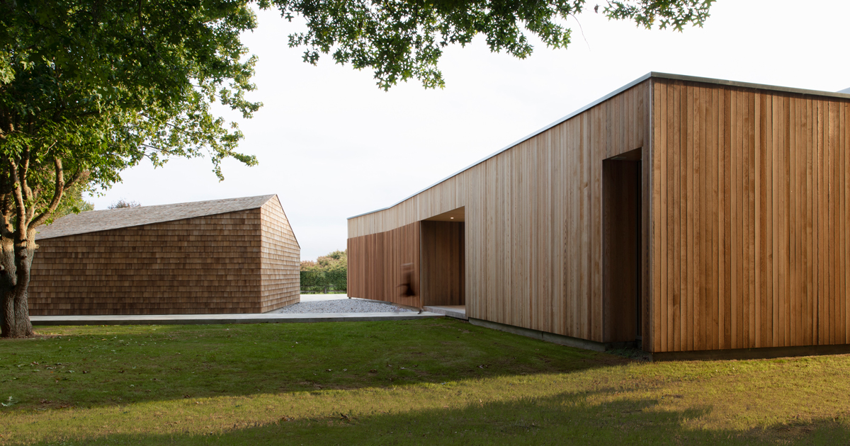 red architecture references japanese culture for 'shibui house' in new ...