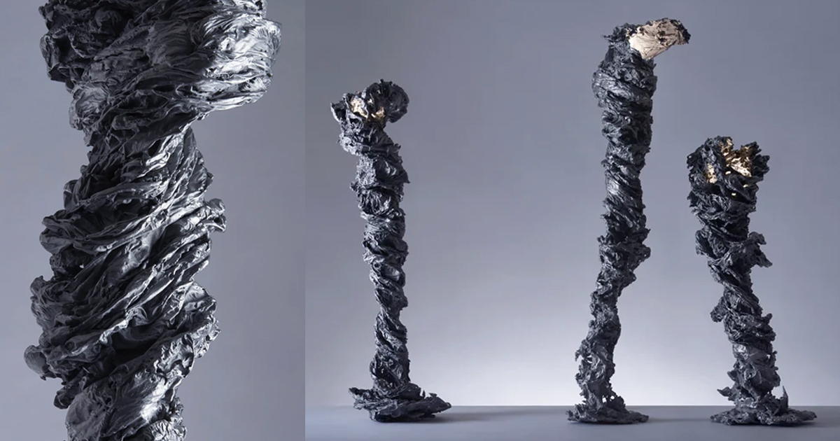 we+ captures the shape of a water vortex to create the 'swirl' light ...