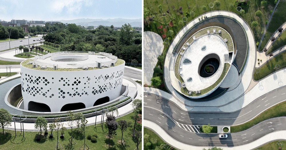 CROX completes cultural center as part of science + tech campus in china