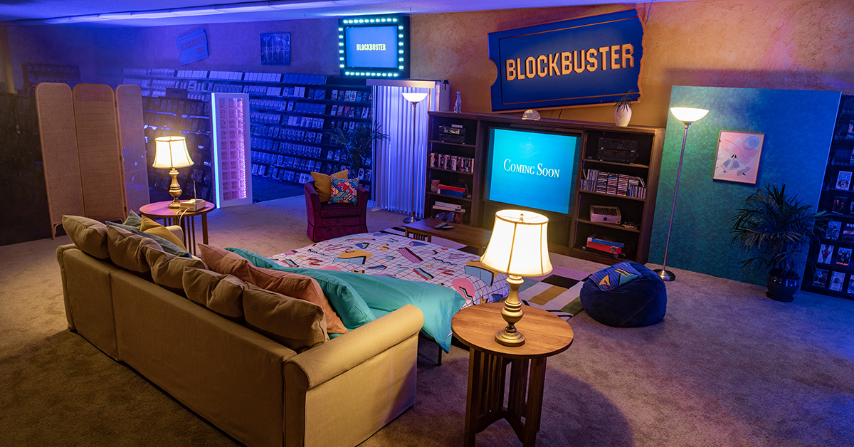 last standing blockbuster store offers '90s nostalgic sleepover via airbnb