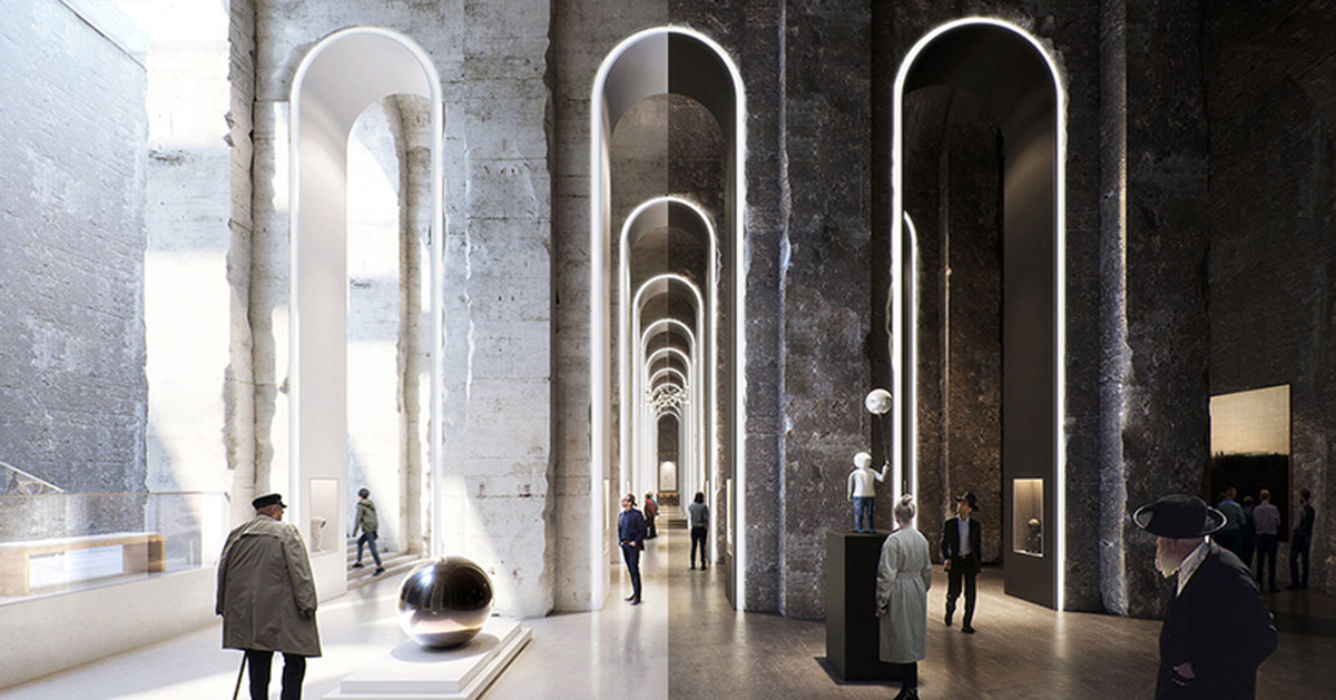 bagua+bhava transforms ancient roman cistern into contemporary art ...