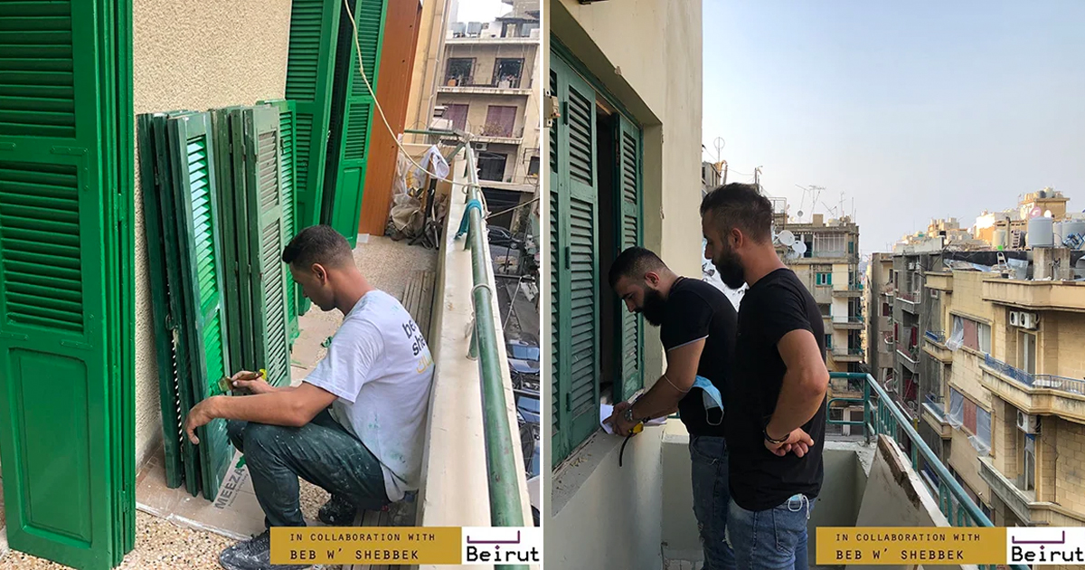 bebeirut architects + beb w shebbek rebuild homes after the beirut blast