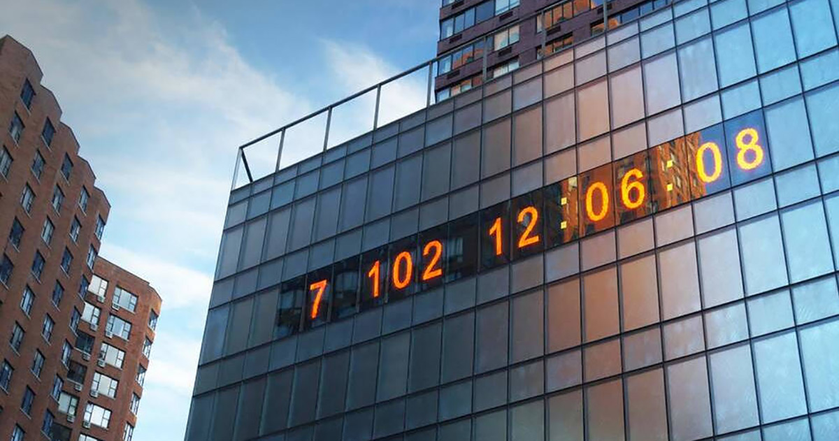 artists turn famed new york city timepiece into a countdown clock to ...
