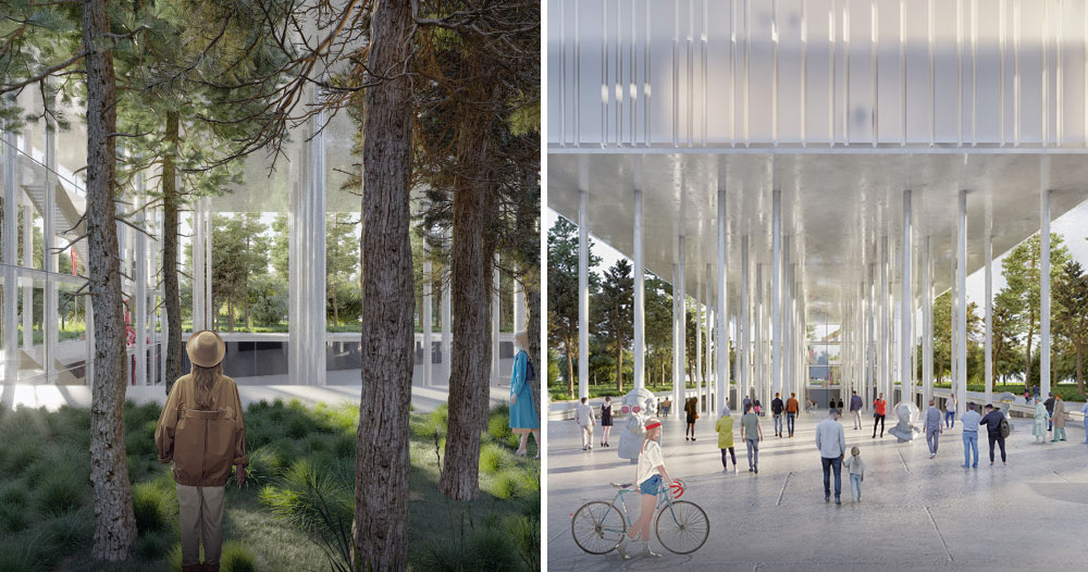 cosmos architecture proposes cultural complex in bosnia and herzegovina