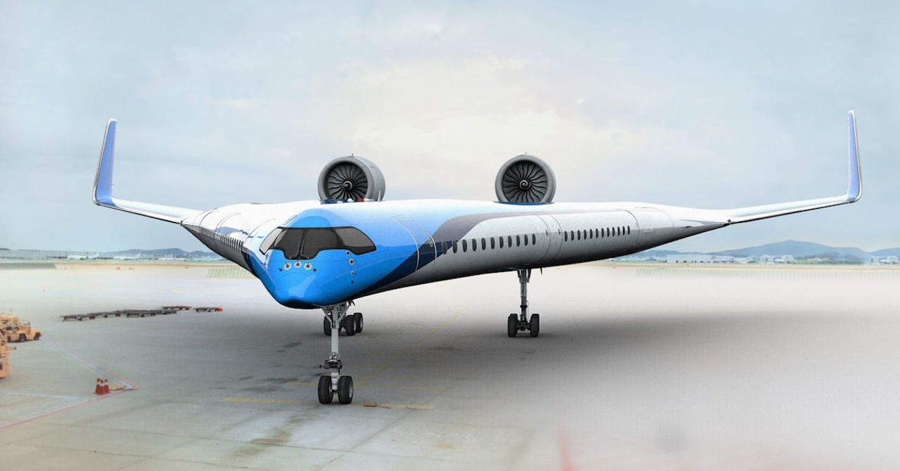 KLM & TU delft's energy-efficient flying-V aircraft model takes to the sky