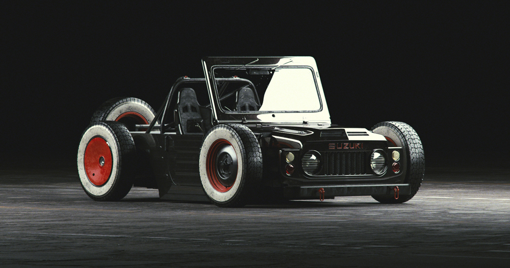 les83machines trades off-road function for rat rod coolness with 1977 jimny