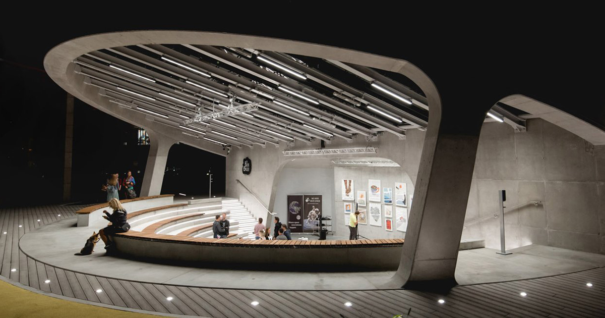 Concrete Amphitheater Design