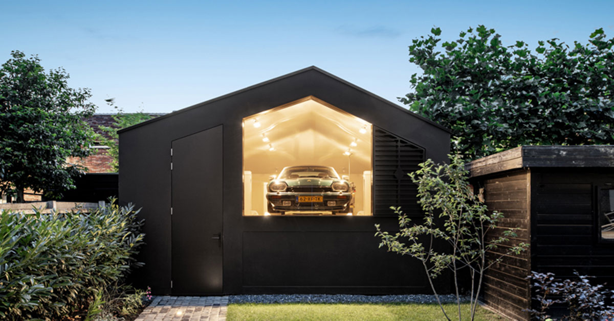 private car showroom by bureau fraai in amsterdam frames views of ...