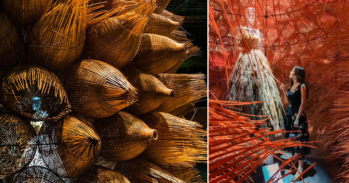 VUUV designs a bamboo shell for fashion exhibition in ho chi minh city