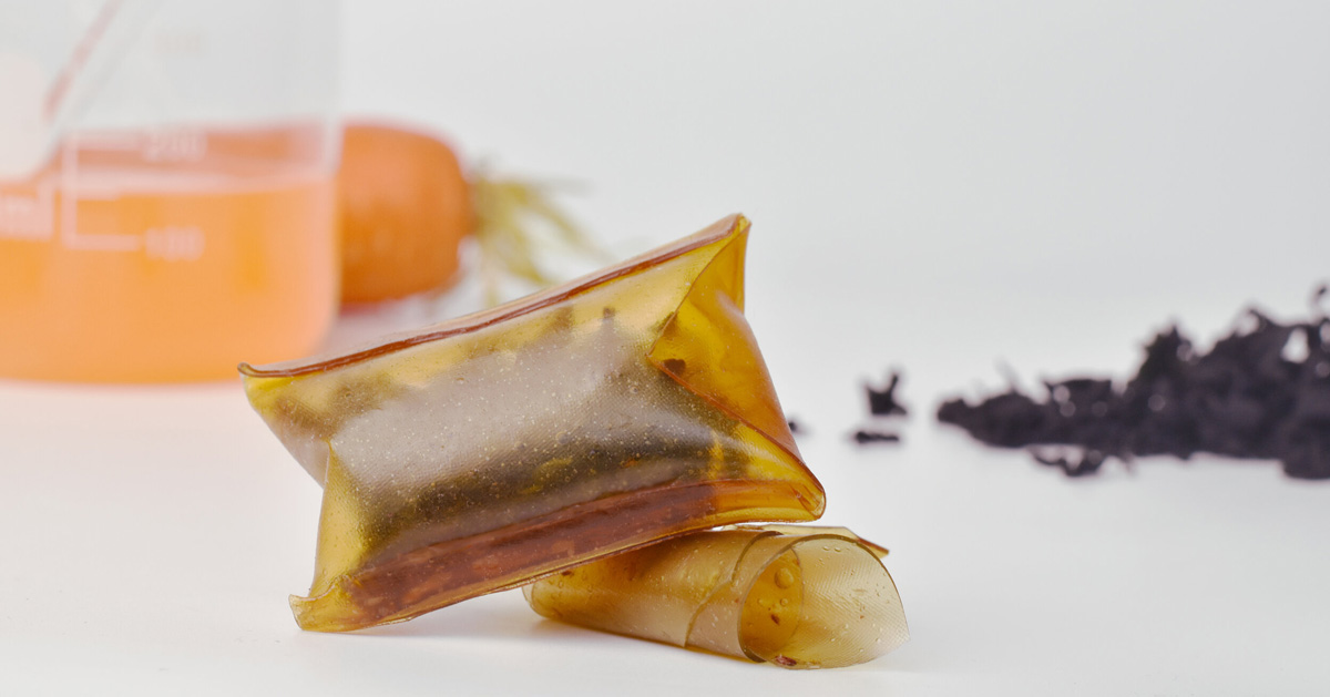 wenwen fan develops colorful seaweed wrappers as alternative, edible ...