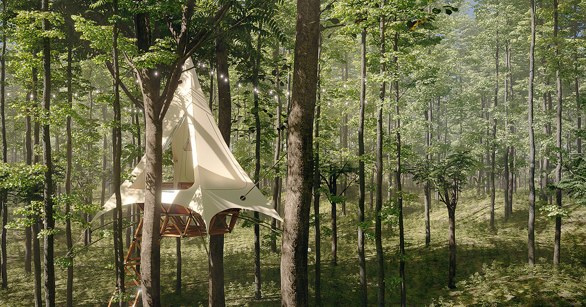 have a treehouse or a villa full of them with O2 treehouse's treewalkers
