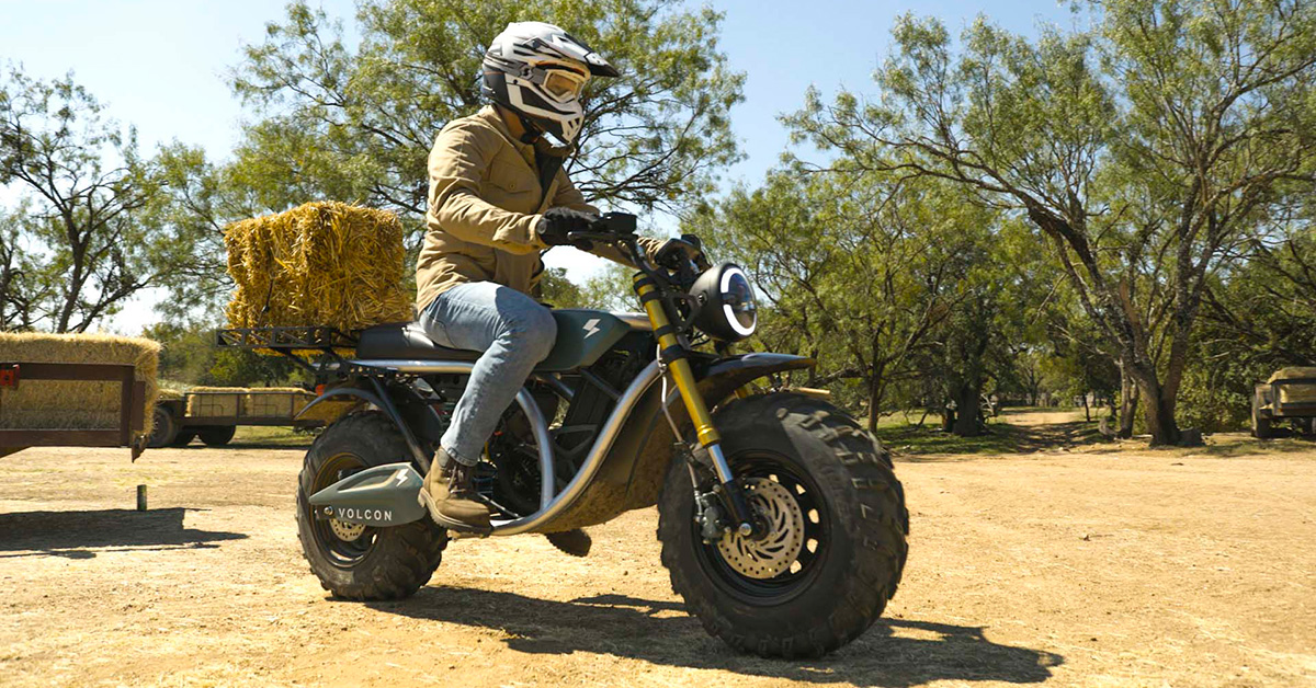 volcon unveils grunt, an all-electric, easy-to-ride, all-terrain motorcycle