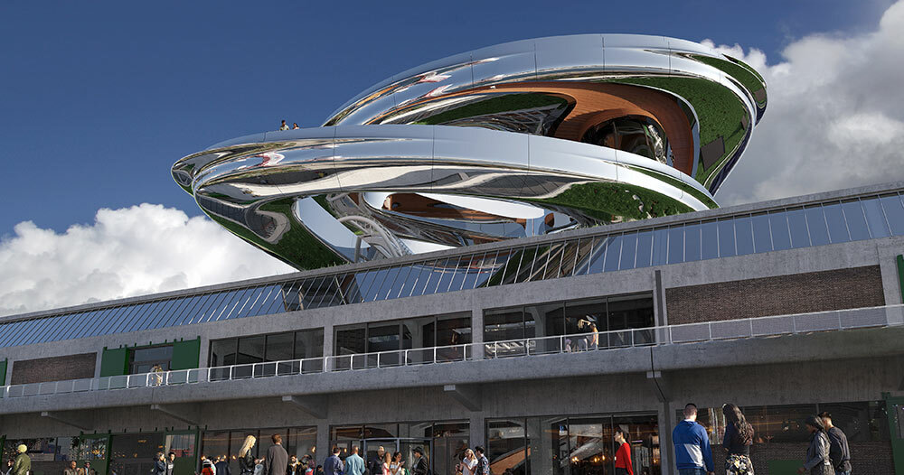 MAD architects' spiraling fenix museum in rotterdam to open in 2025