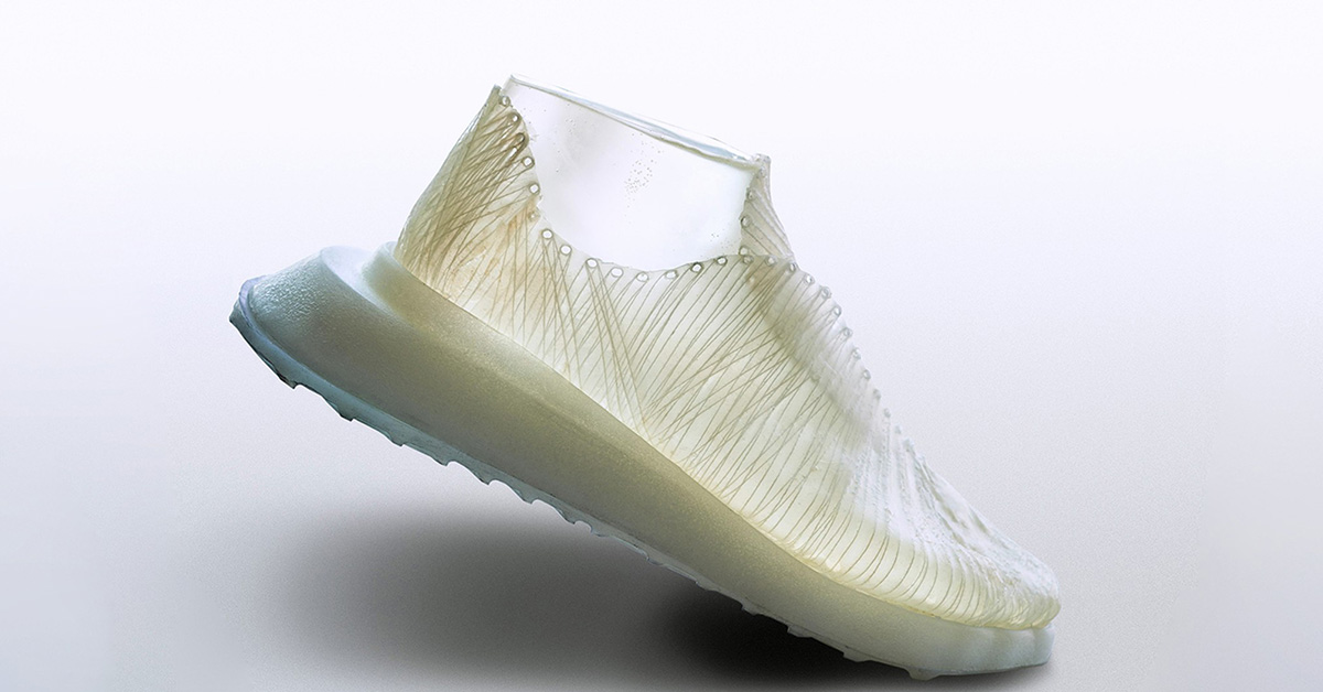 jen keane employs microbial weaving in 'this is grown' shoe