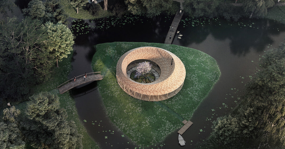 squareone plans circular pavilion with open courtyard for denmark's ...