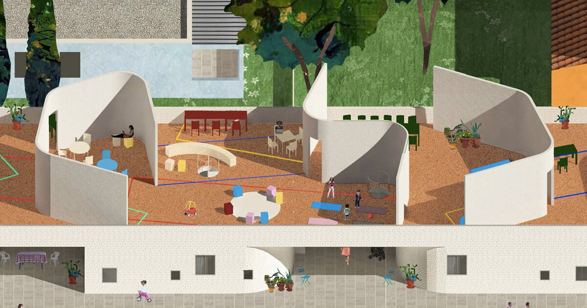 an open-air commons wins arch out loud's future housing competition