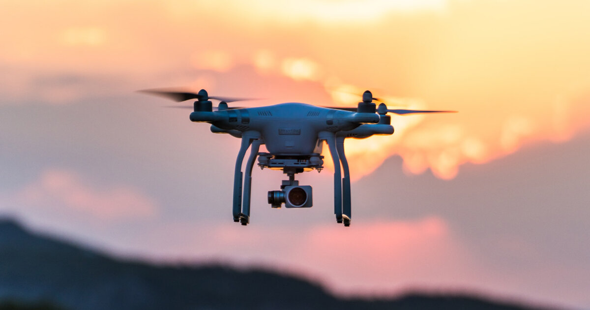 two hovering drones demonstrate the possibility of the quantum internet