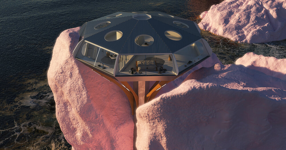 zyva studio envisions 'neo-chemosphere' to echo 1960s science fiction