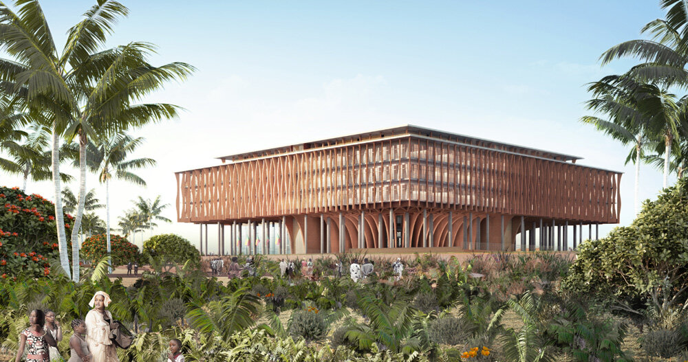 kéré architecture plans benin's national assembly building in porto-novo