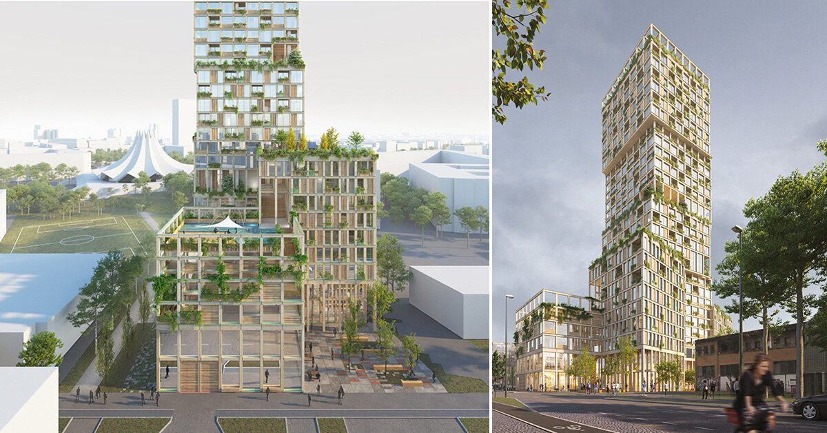 mad arkitekter to build WoHo, a residential wooden skyscraper in berlin