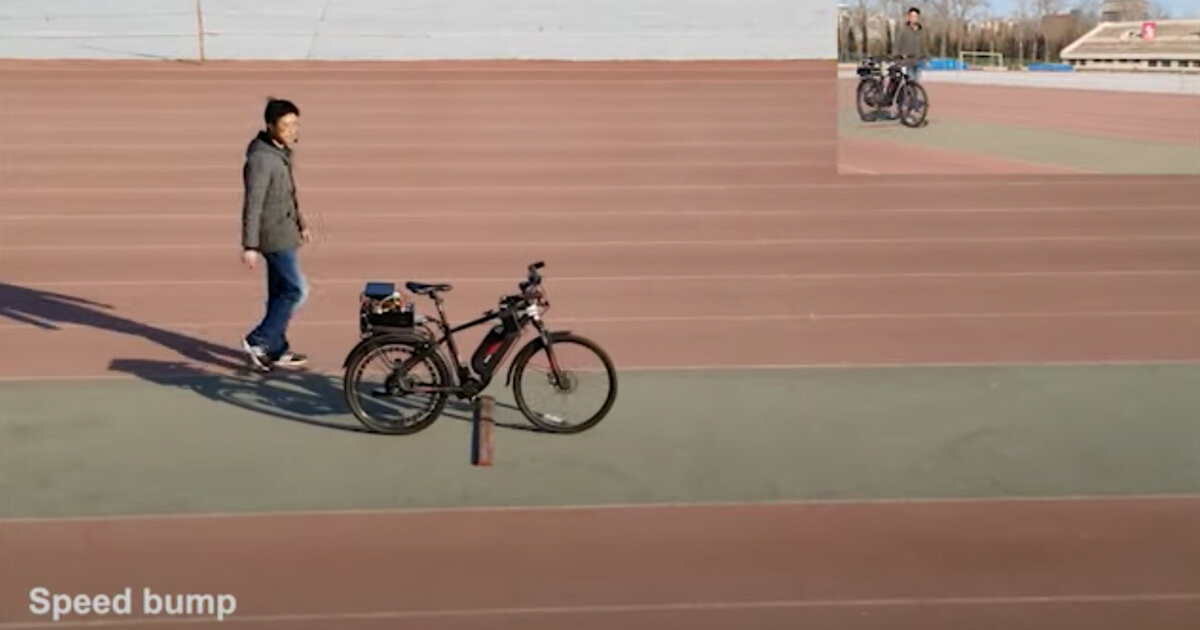 chinese researchers develop a riderless autonomous bicycle