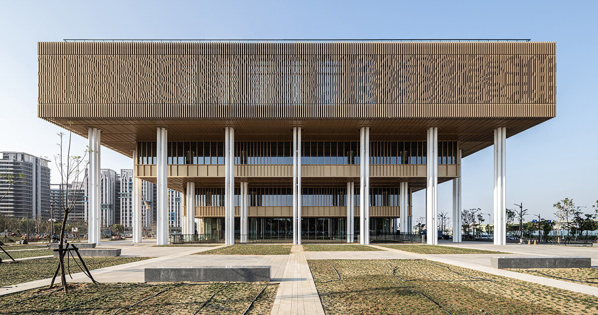 tainan public library by mecanoo + MAYU architects opens in taiwan