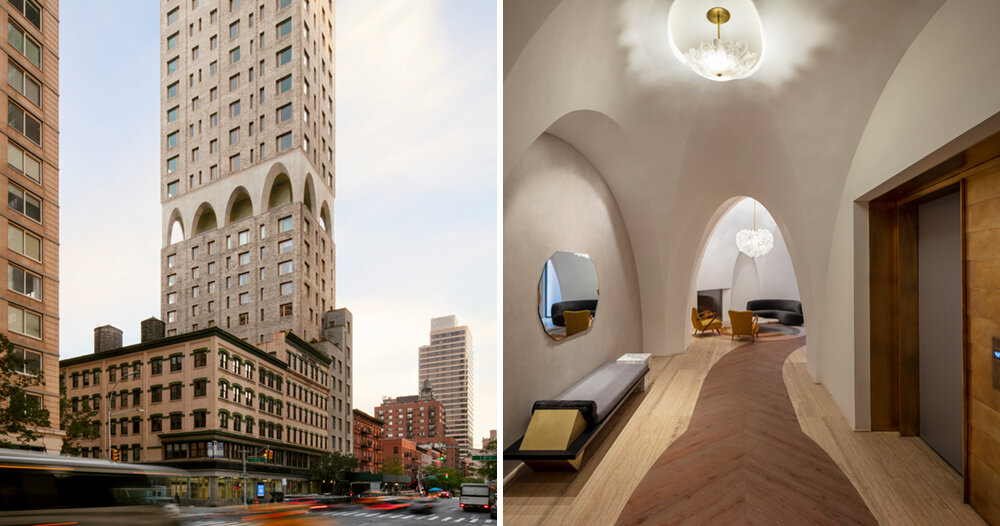 take a first look at the vaulted interiors of DDG's 180 east 88th street
