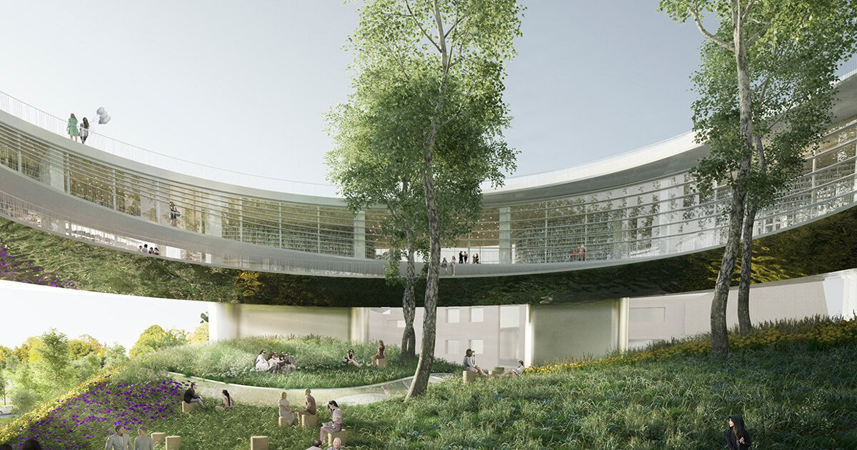 hills and clouds inspire H-O-TT's design for songdo international city ...