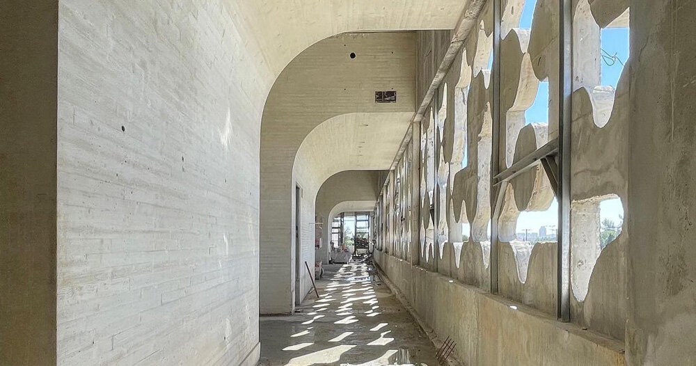 herzog & de meuron-designed national library of israel takes shape