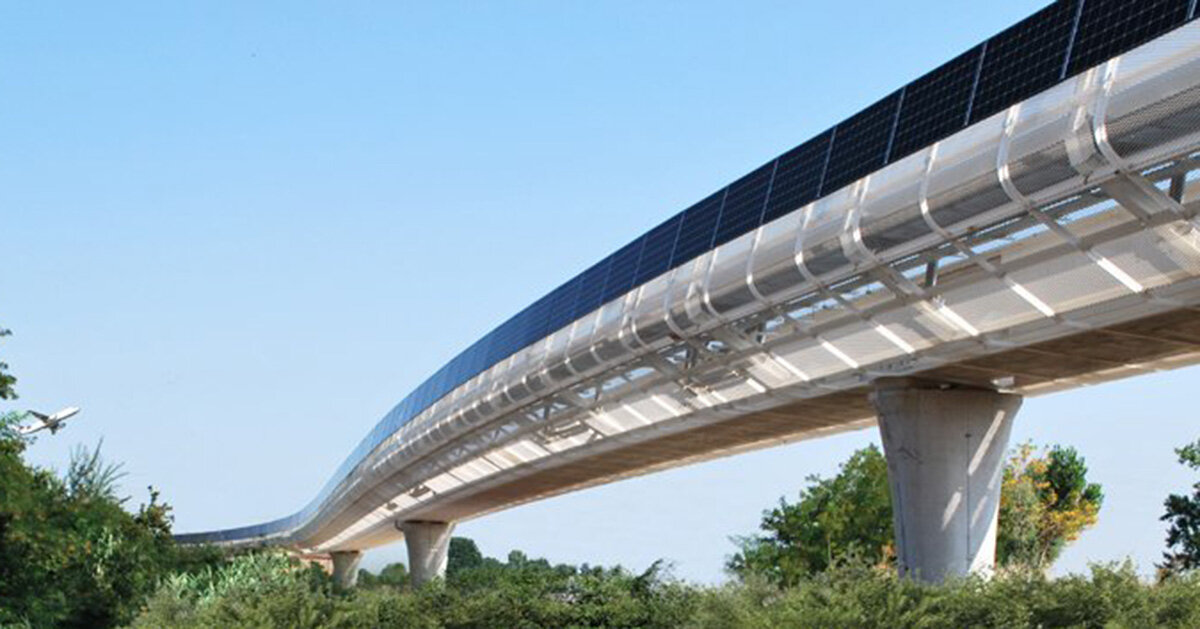 iosa ghini associati unveils 'people mover' railway in bologna, italy