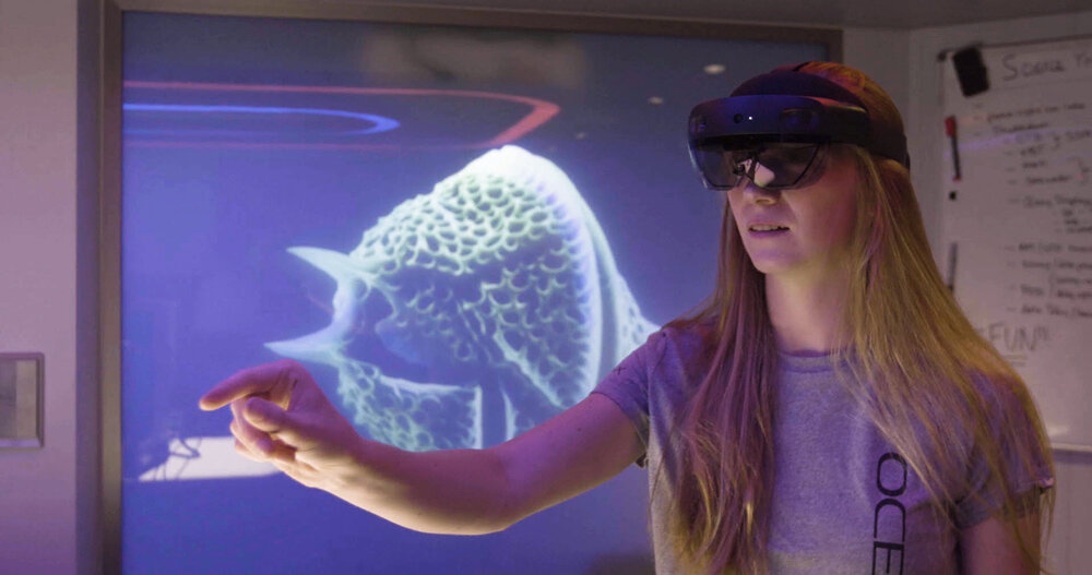 meet with your team as if face-to-face in virtual world of microsoft mesh