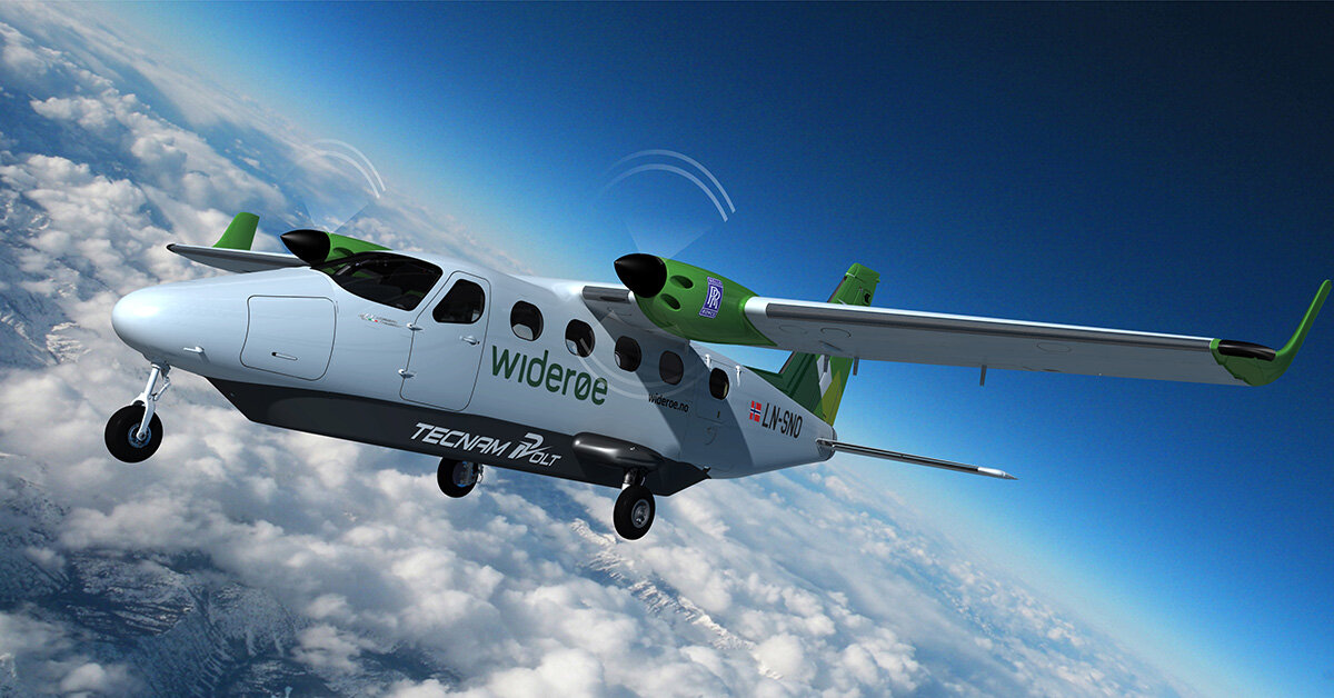 rolls-royce + tecnam to deliver an all-electric passenger aircraft in 2026