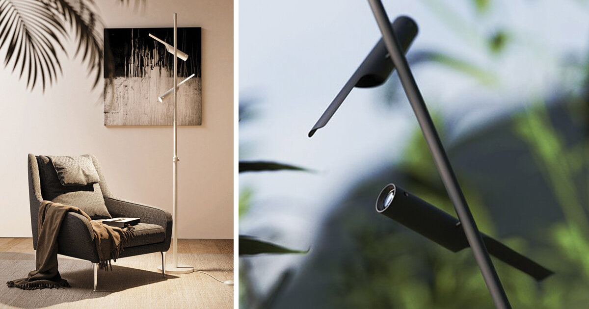'the bird lamp' by valco & joco brings nature inside your home