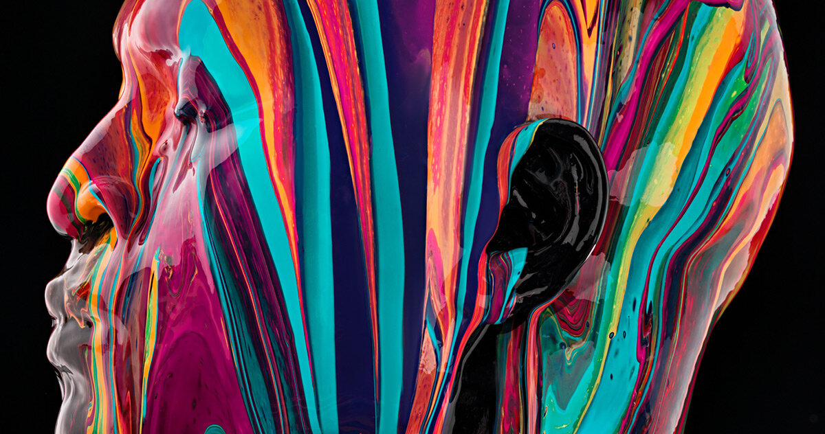 through tim tadder's lens, paint powerfully evokes the human experience