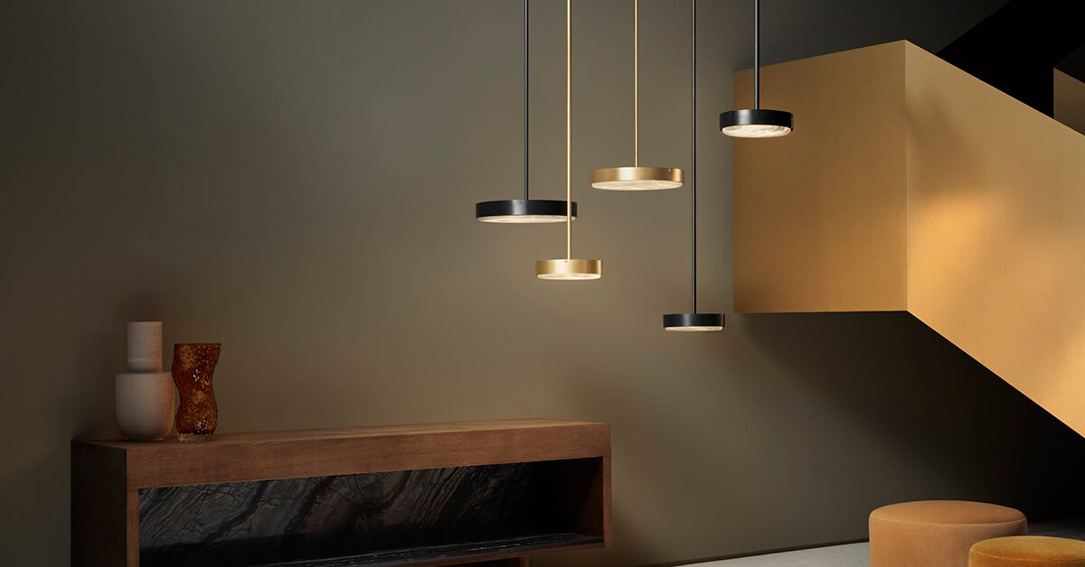 CTO LIGHTING's anvers collection glows in slim, circular constellations