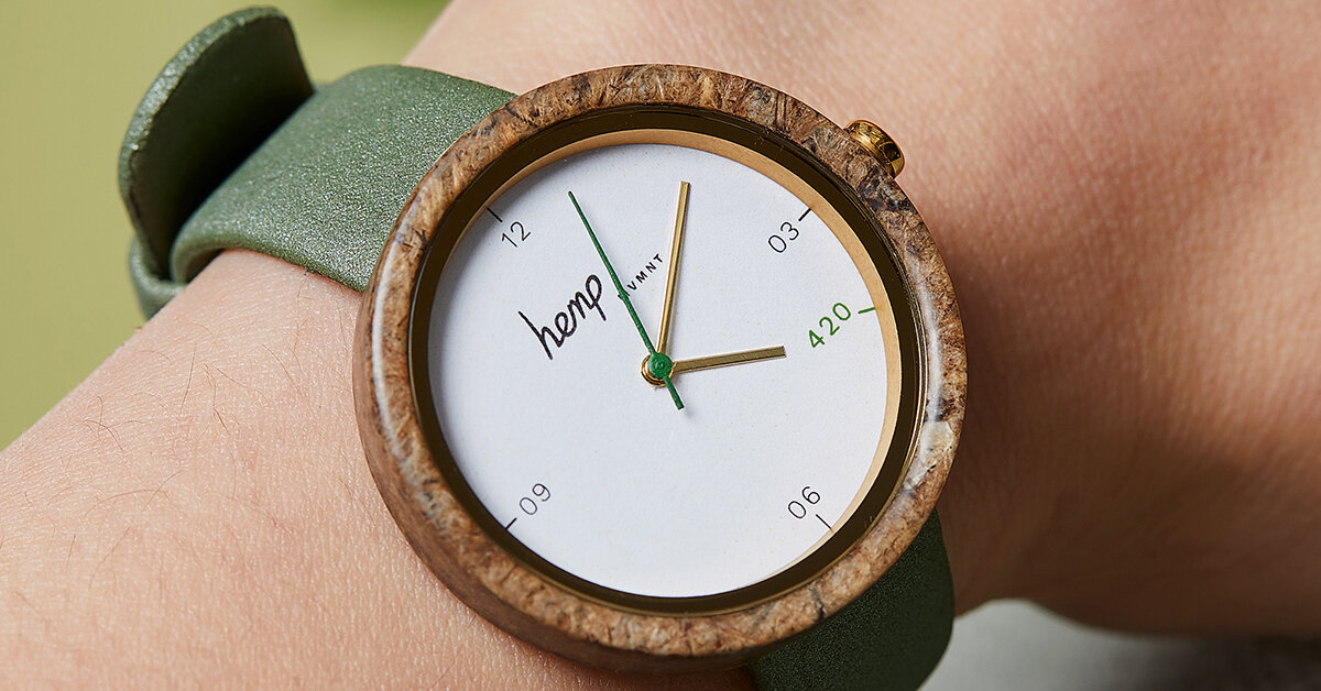 hemp MVMNT fashions the world's first cannabis, 100% vegan watch