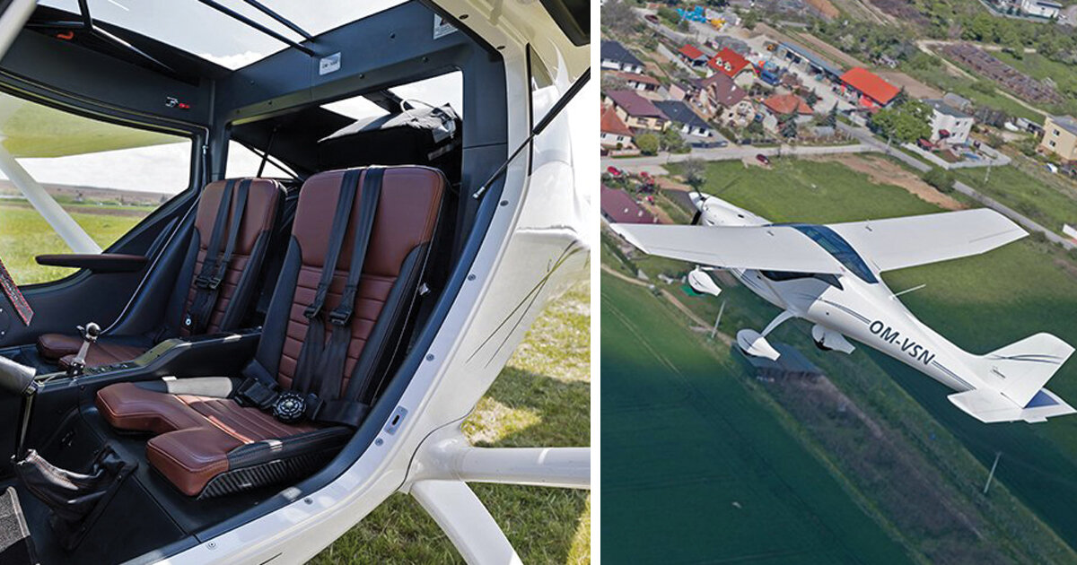 ‘vision’ a modern two seat airplane by aeropro is ready for the future