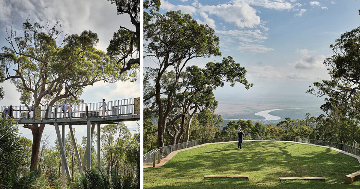 design + architecture creates boardwalk with sweeping panoramic views