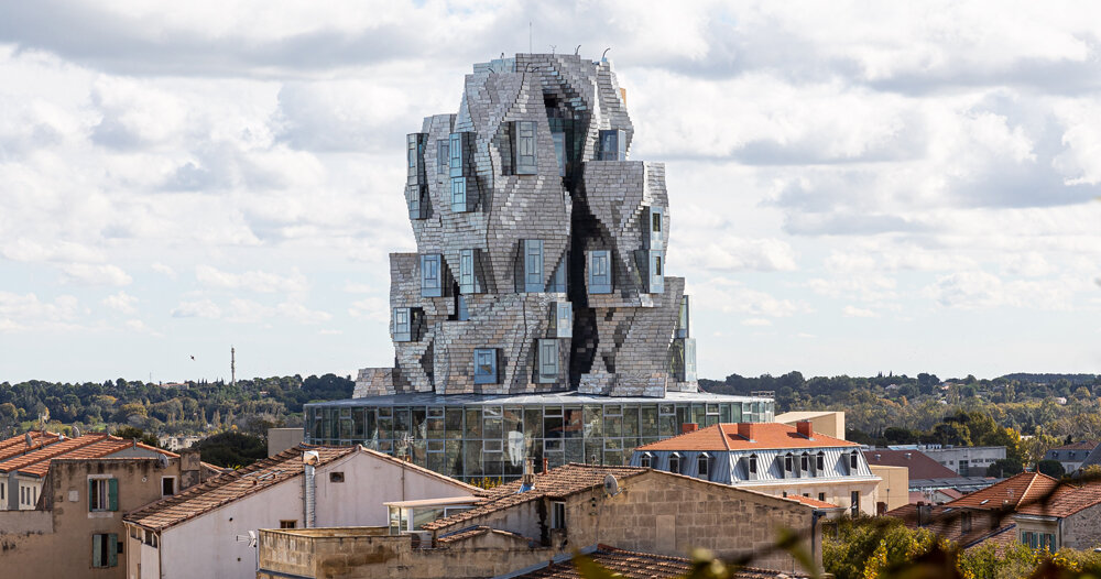 frank gehry's rippling, stainless steel LUMA arles opens to the public