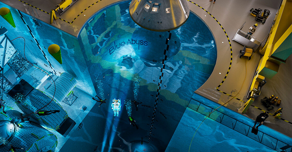 blue abyss, the world's biggest and deepest indoor pool to be built in ...