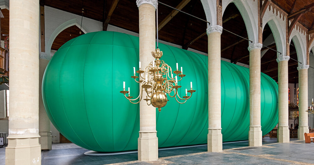 florentijn hofman unveils 'city cocoon,' his first occupiable ...