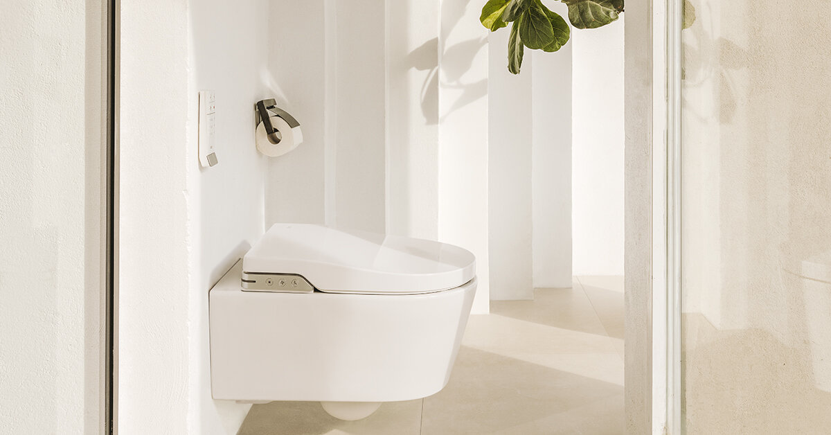 roca lifts lid on minimalistic, space-saving in-wash in-tank smart toilet